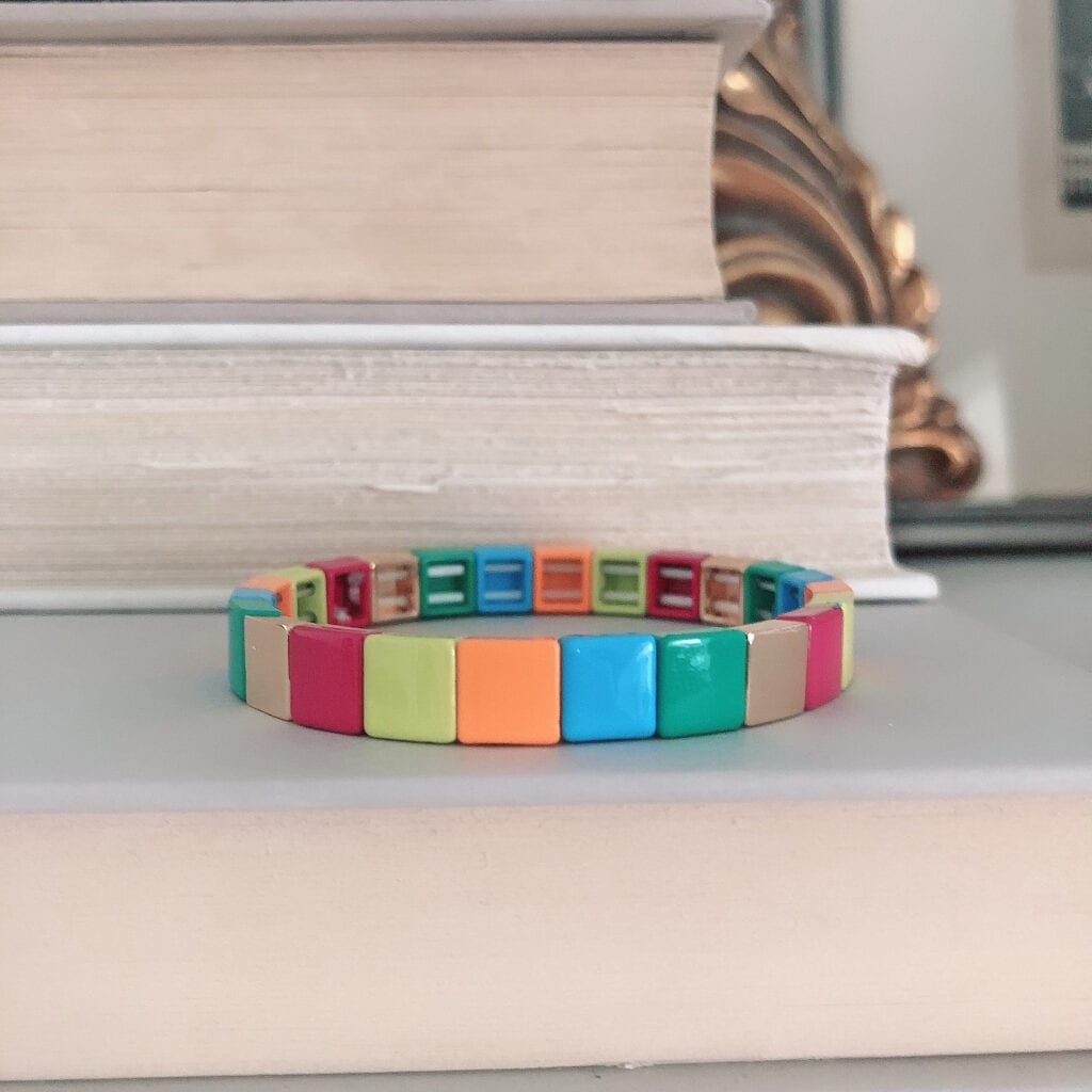 Cinque Terre Rainbow Enamel Tile Bracelet – WinterLemon
