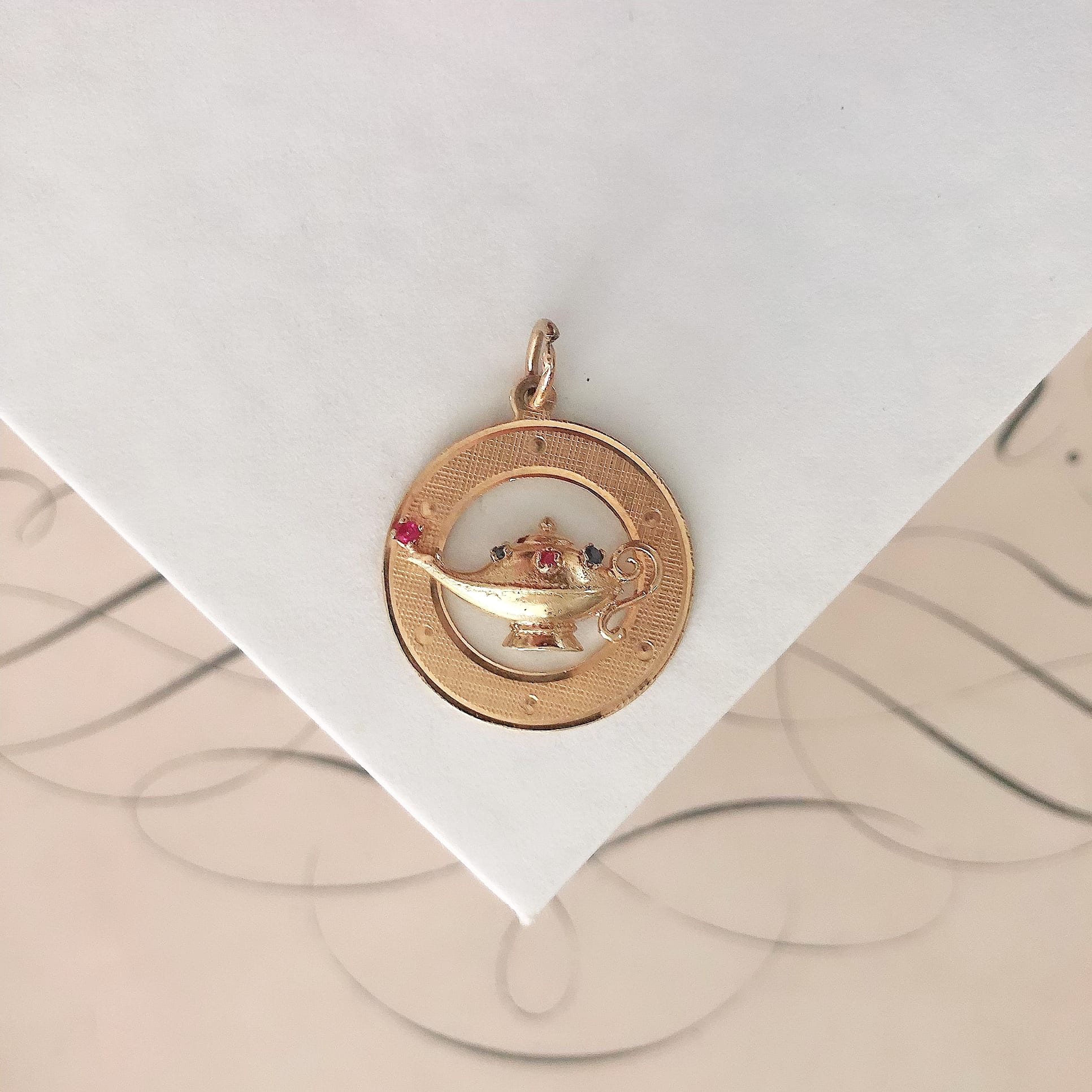 Vintage 14k Genie Lamp Charm – WinterLemon