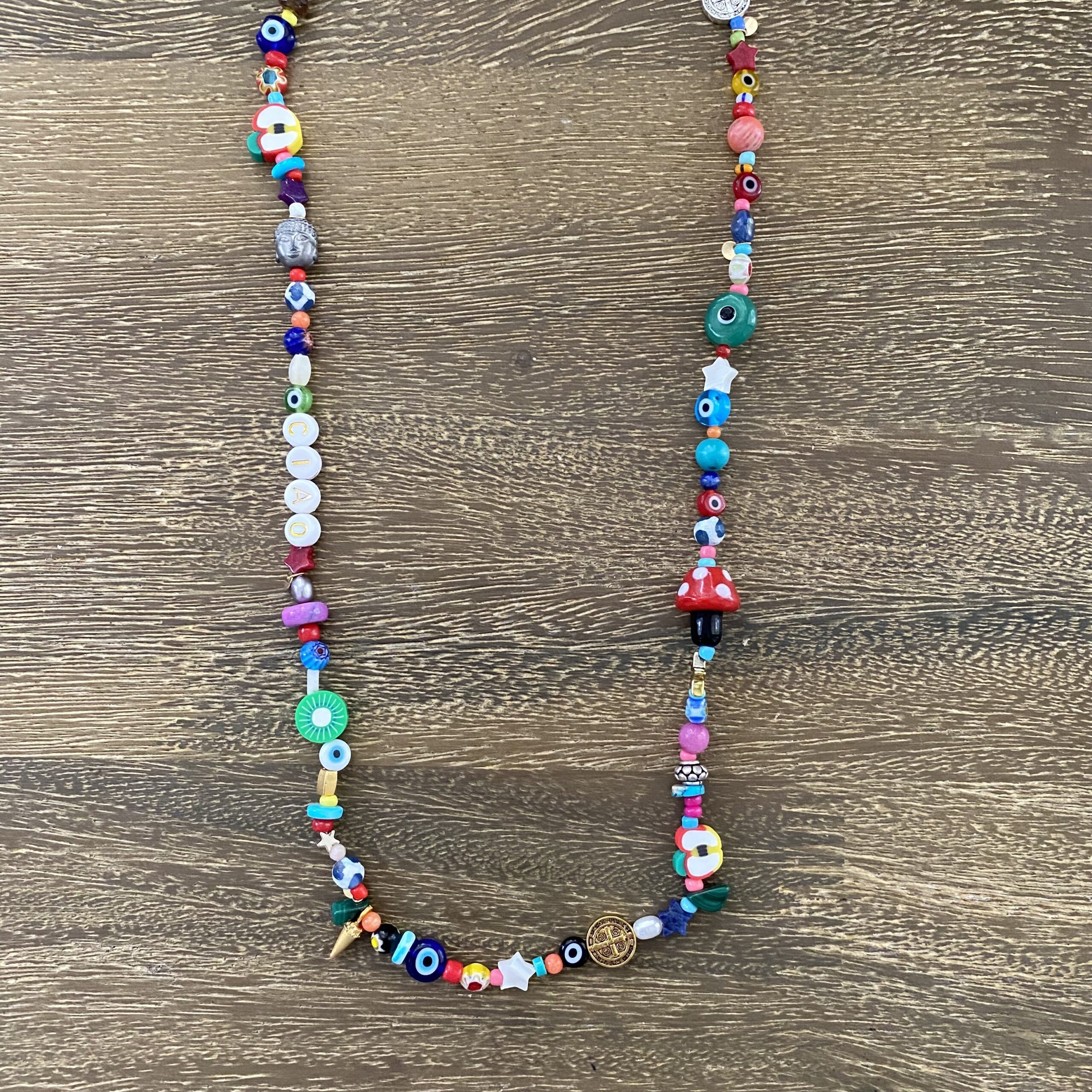 Rainbow Explosion Fun Necklace Number 1 – WinterLemon