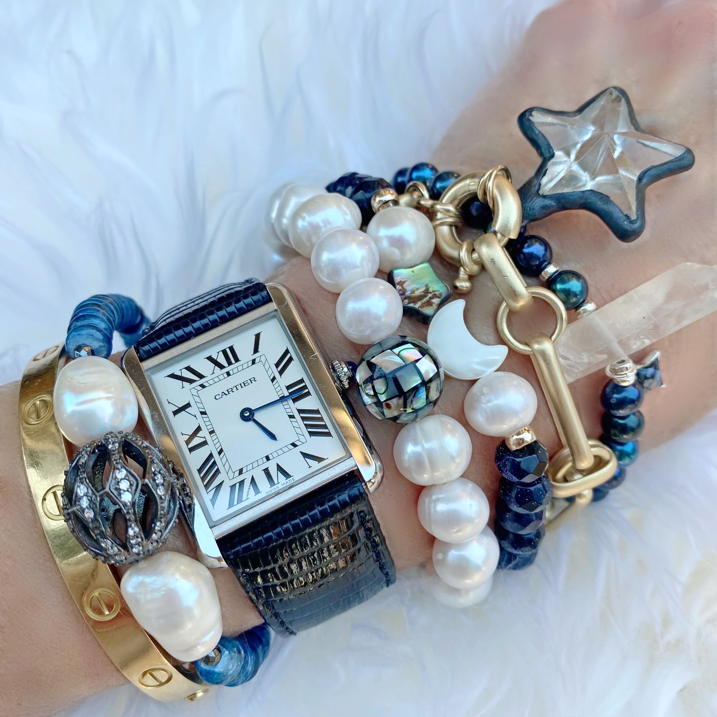 Polaris OOAK Crystal and Star Midnight Magic Collection Bracelet ...